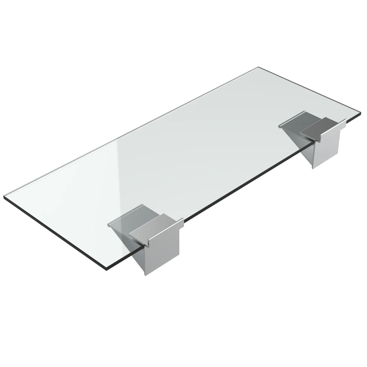 SLAT Glass-Shelf support with rubber lip for 6mm glass - Window Manne ...